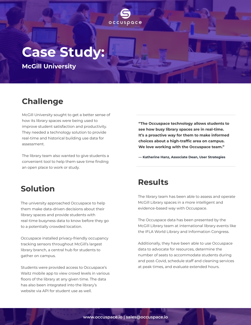 McGill University Library Case Study